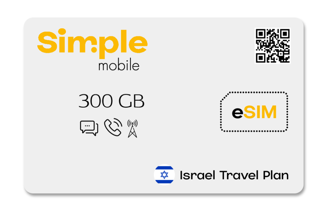 SimpleMobile – Israeli DATA SIM, E-SIM, cheap & affordable prices – ESIM, DataSIM